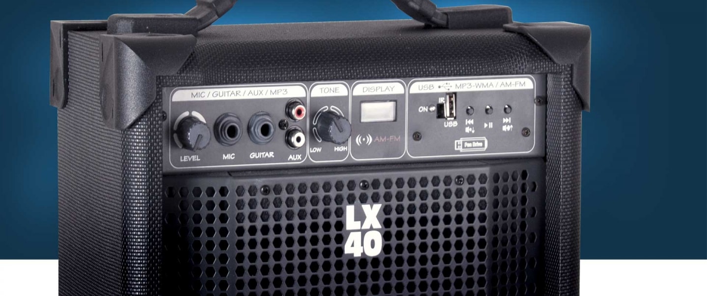 Descontinuados / Caixas Multiuso / LX 40 FM